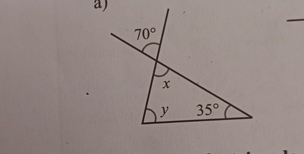 Find the values of x and y in the given | StudyX