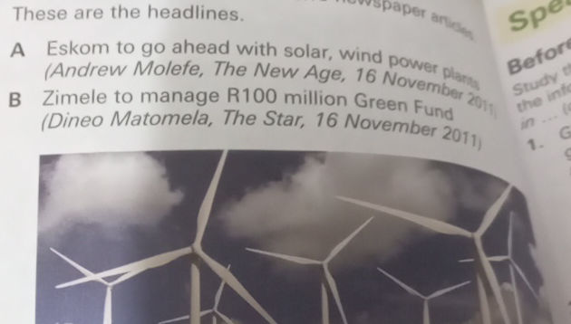 These are the headlines A Eskom to go ahead | StudyX
