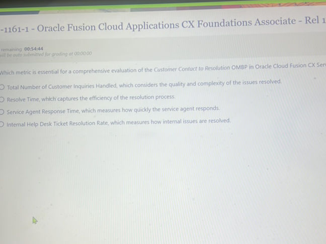 Which metric is essential for a | StudyX