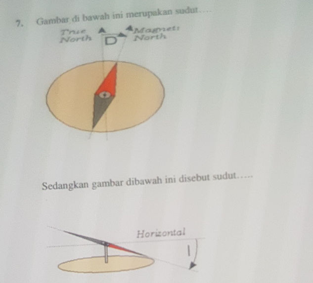 7 Gambar di bawah ini merupakan sudut True | StudyX
