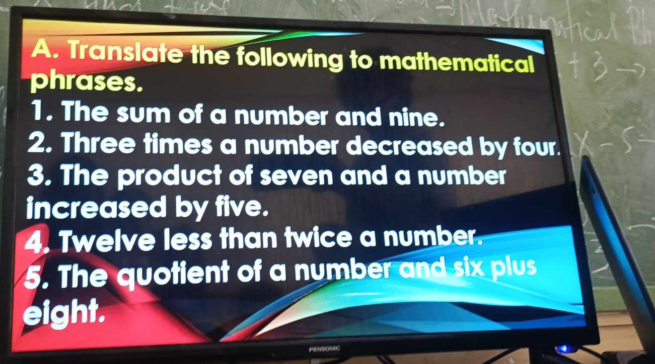 A. Translate the following to mathematical | StudyX