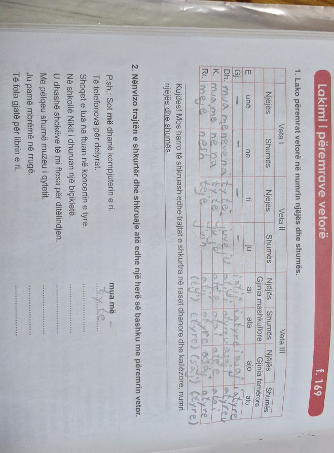 1 Lako premrat vetor n numrin njjs dhe shums | StudyX