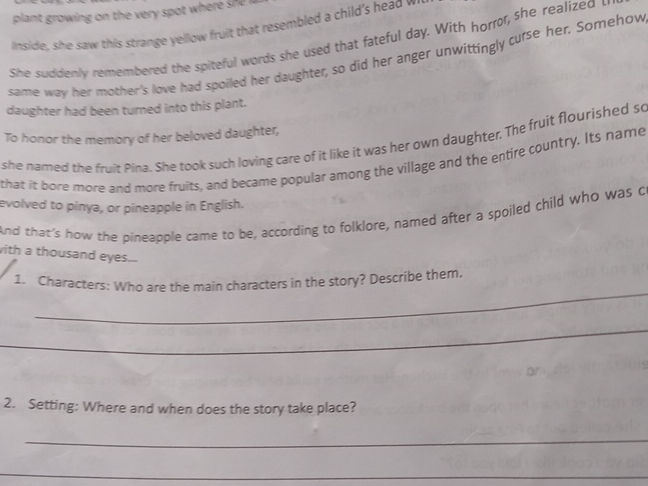 1 Characters Who are the main characters in | StudyX