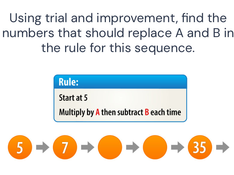 Using trial and improvement, find the | StudyX