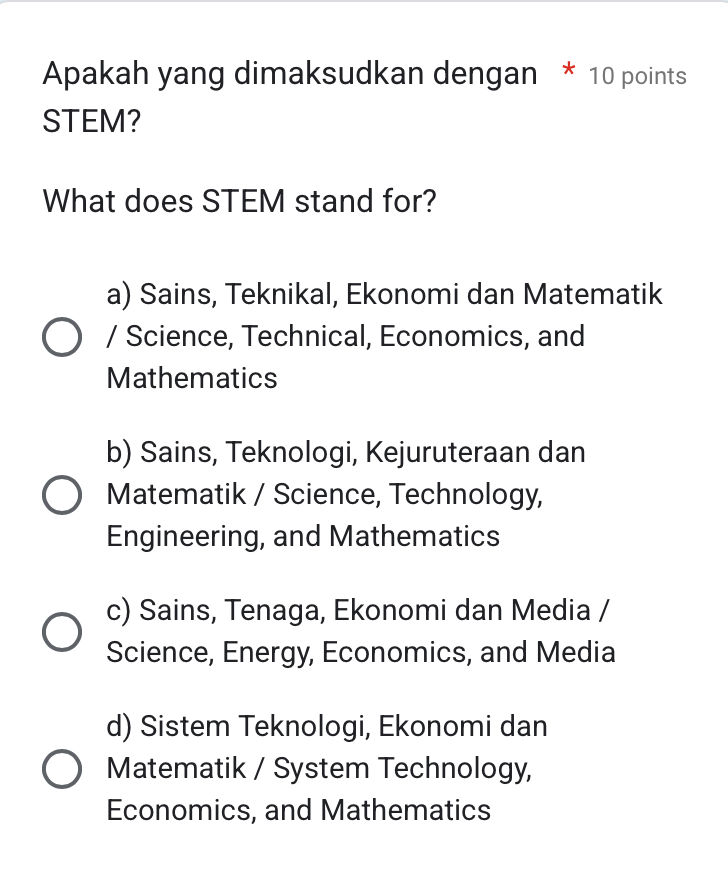 Apakah yang dimaksudkan dengan STEM What | StudyX