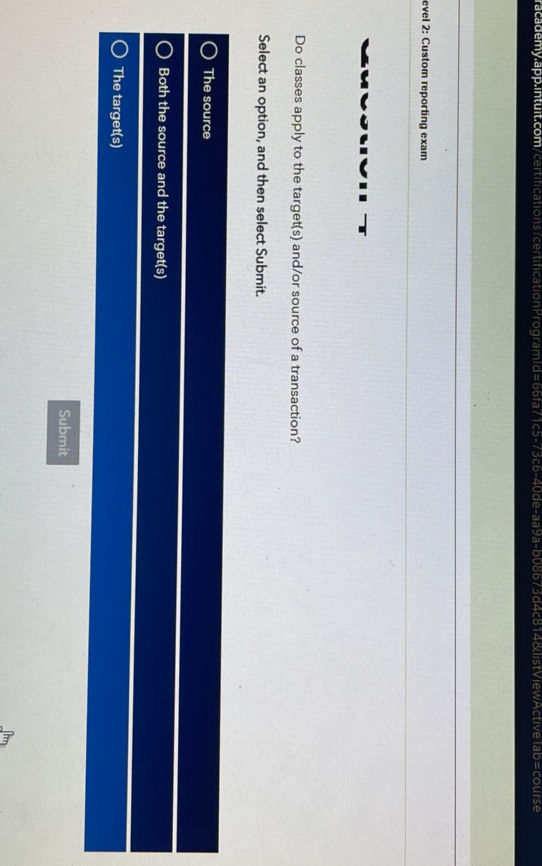 Do classes apply to the target(s) and/or | StudyX