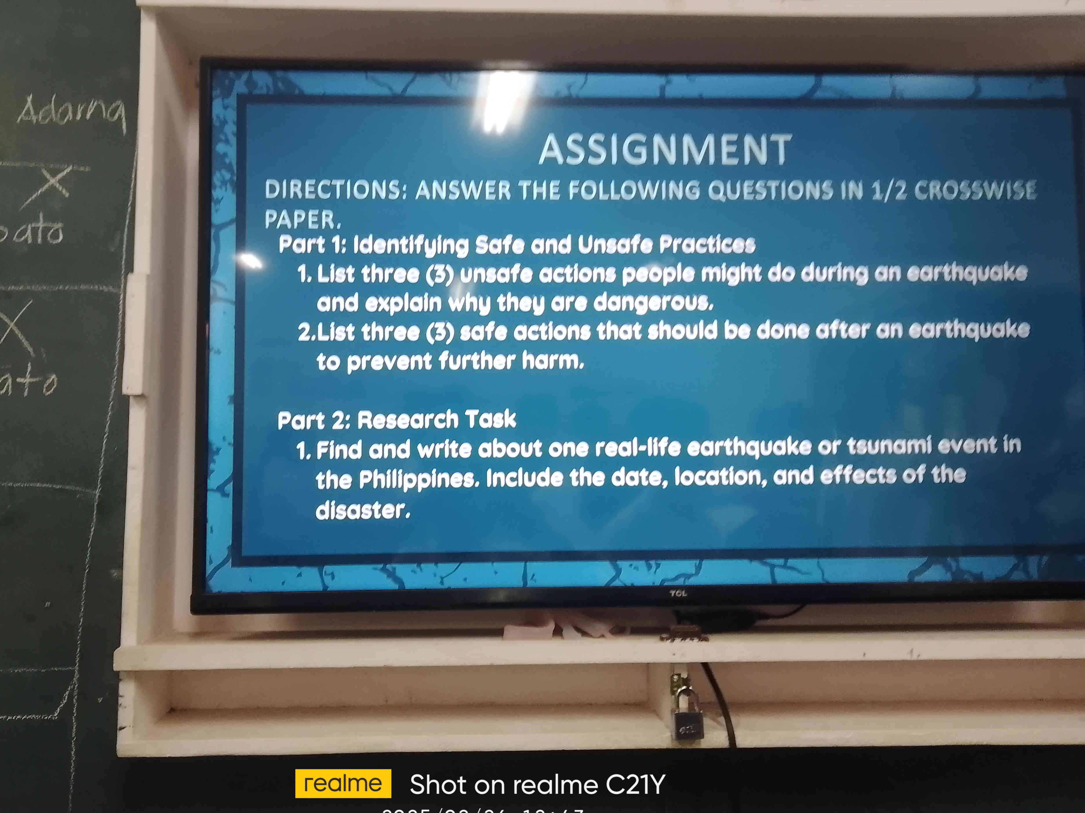 ASSIGNMENT DIRECTIONS: ANSWER THE FOLLOWING | StudyX