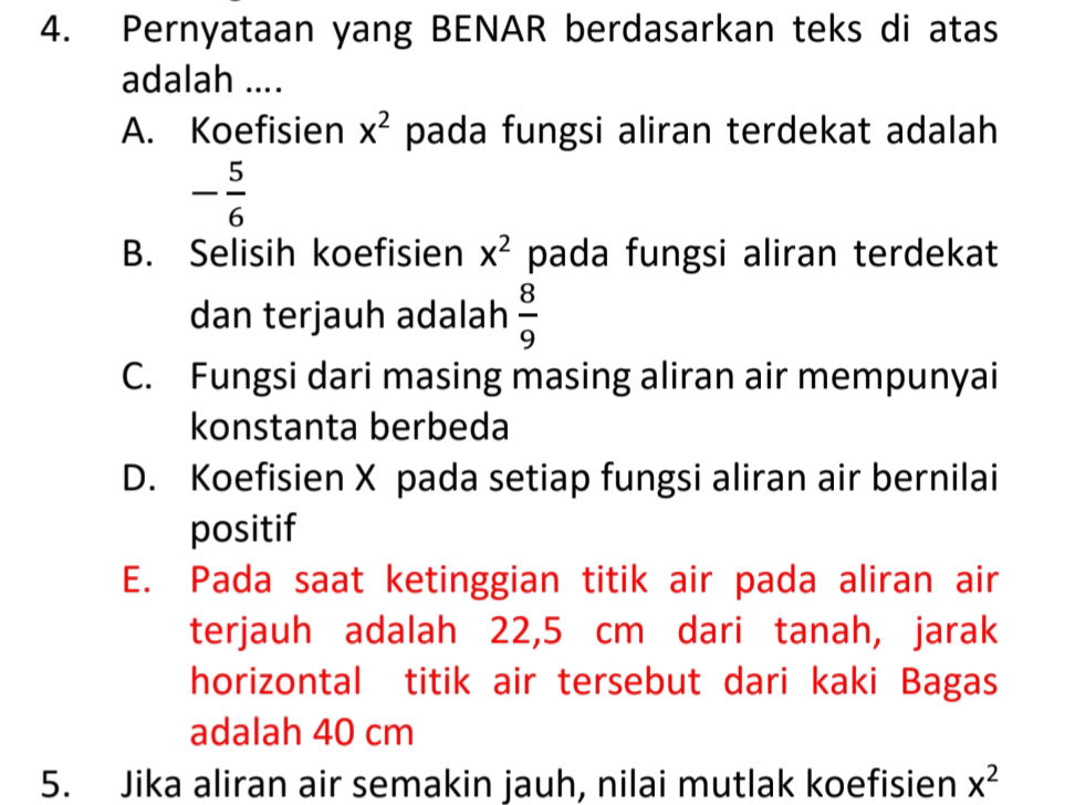 4. Pernyataan yang BENAR berdasarkan teks di | StudyX