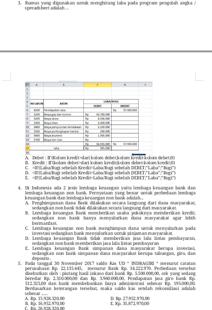 3. Rumus yang digunakan untuk menghitung | StudyX