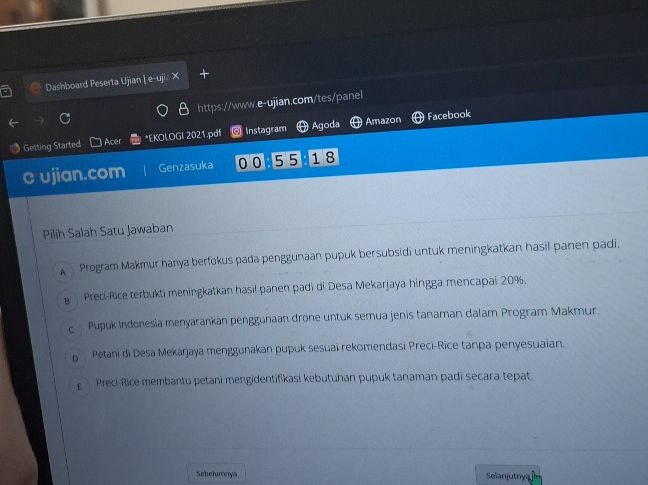 Pilih Salah Satu Jawaban A Program Makmur | StudyX