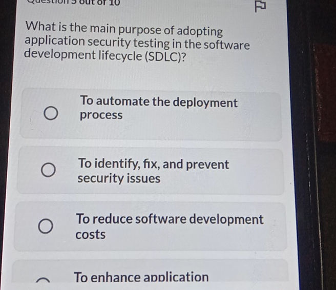 What is the main purpose of adopting | StudyX