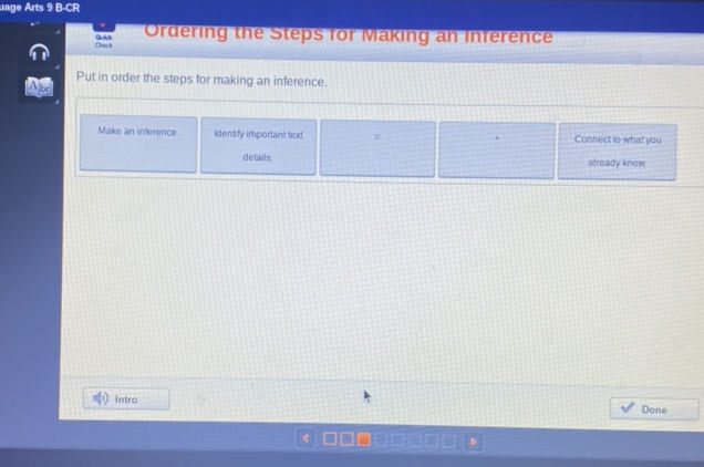 Ordering the Steps for Making an Inference | StudyX