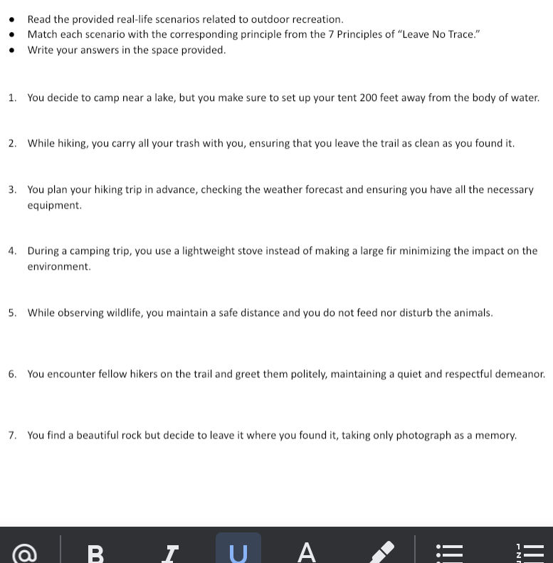 Read the provided real-life scenarios | StudyX