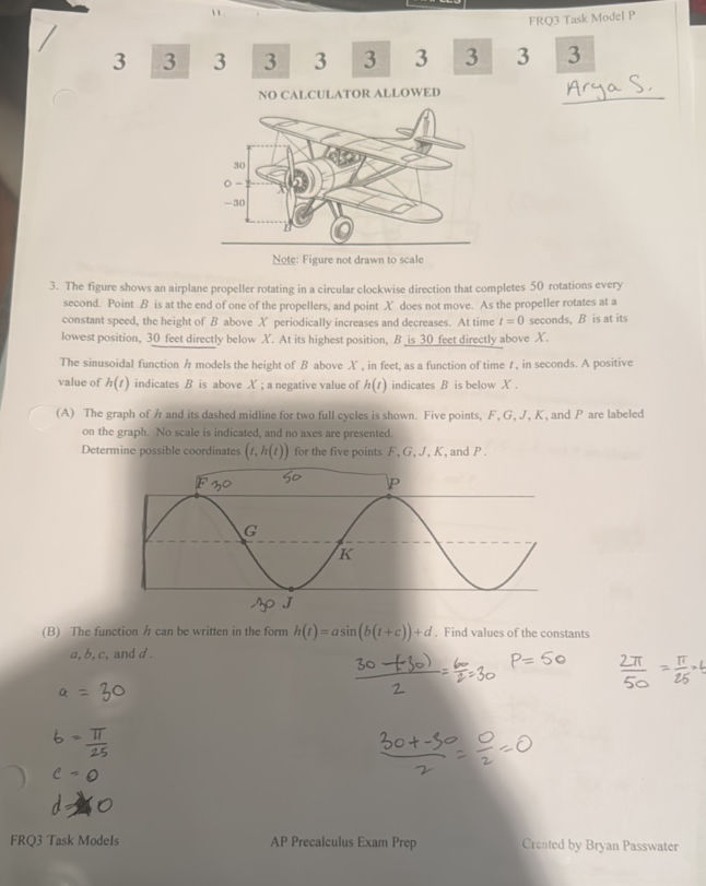 3. The figure shows an airplane propeller | StudyX