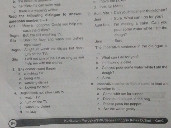 Read the following dialogue to answer | StudyX