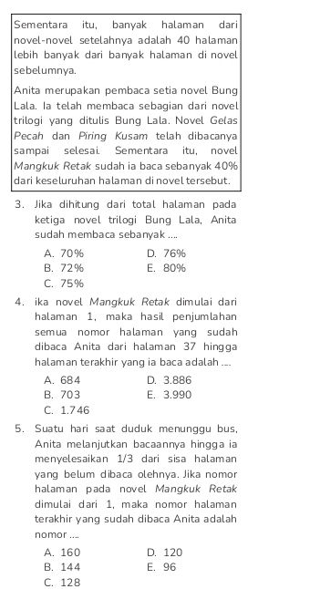 3. Jika dihitung dari total halaman pada | StudyX