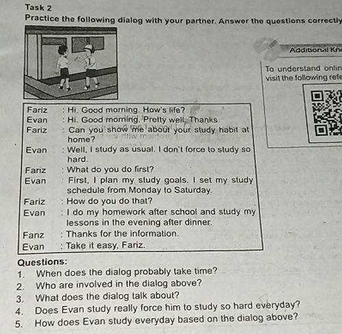 Questions 1 When does the dialog probably | StudyX