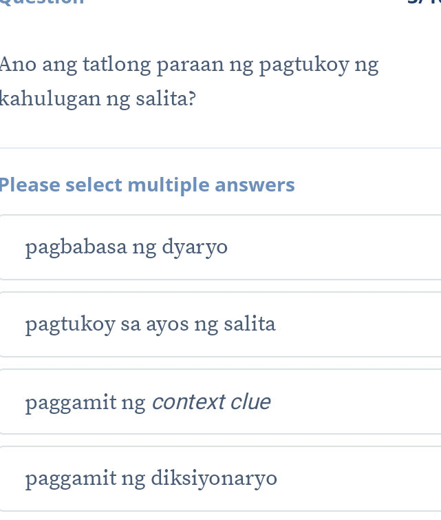 Ano ang tatlong paraan ng pagtukoy ng | StudyX