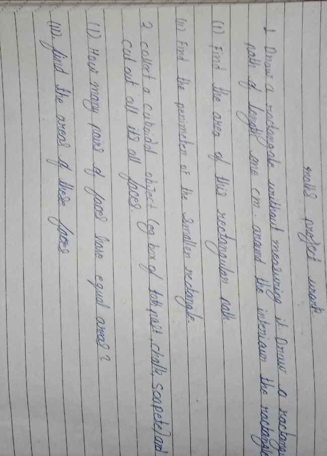 1 Draw a rectangle without measuring it Draw | StudyX