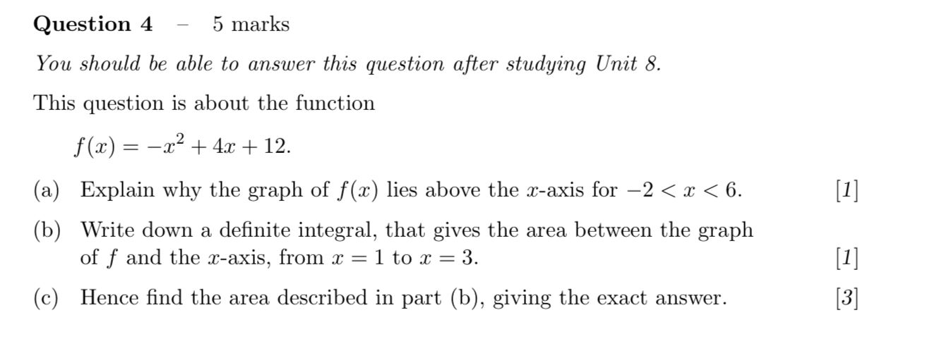 Question 4 5 marks You should be able to | StudyX