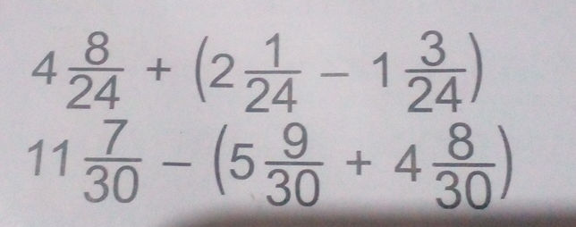 Evaluate the following expressions: $ 4
