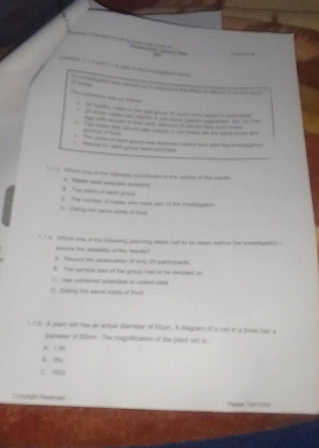 Question 1.1.2 and 1.1.4 refer to the | StudyX