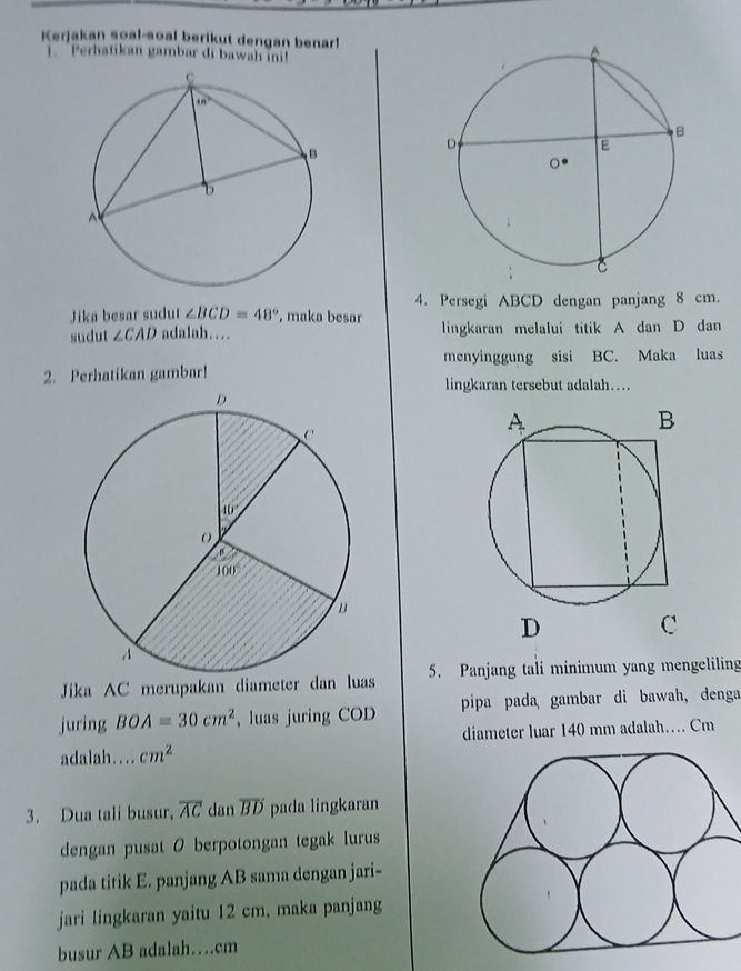 1. Perhatikan gambar di bawah ini! Jika | StudyX
