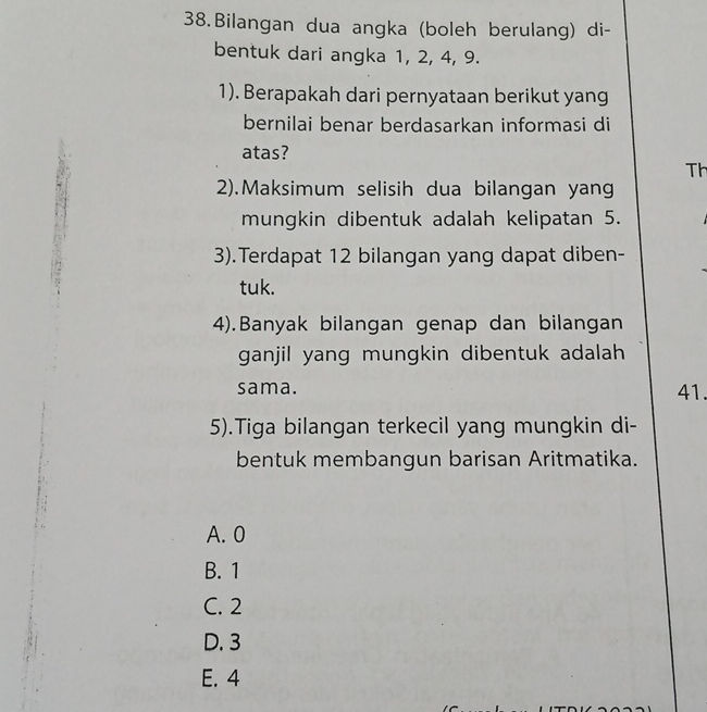 38. Bilangan dua angka (boleh berulang) | StudyX
