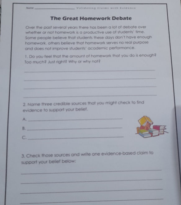 The Great Homework Debate Over the past | StudyX