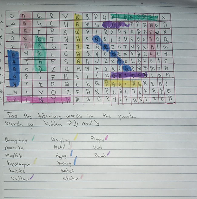 Find the following words in the puzzle Words | StudyX