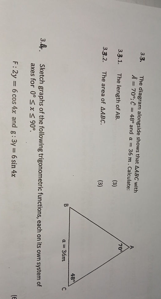 33 The diagram alongside shows that ABC with | StudyX