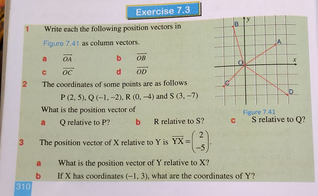 Exercise 73 1 Write each the following | StudyX
