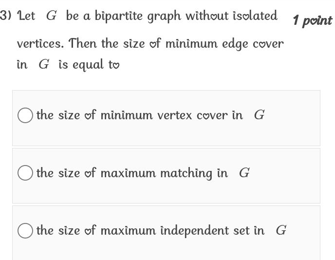 3) Let G be a bipartite graph without | StudyX