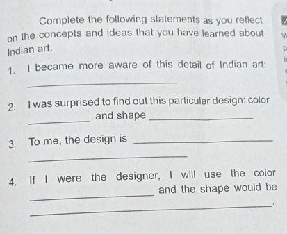 Complete the following statements as you | StudyX