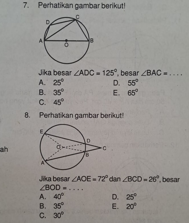 7. Perhatikan gambar berikut! Jika besar $ | StudyX