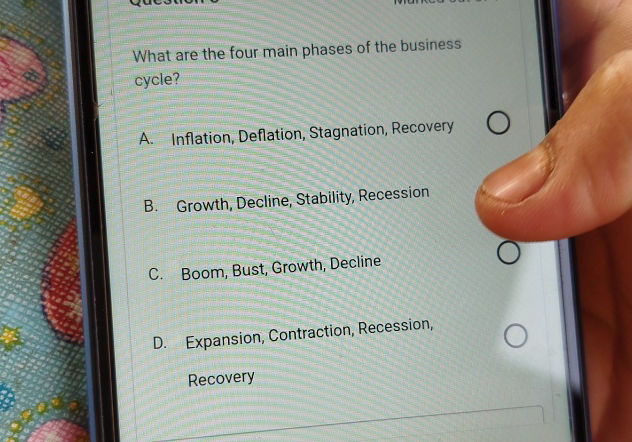 What are the four main phases of the | StudyX