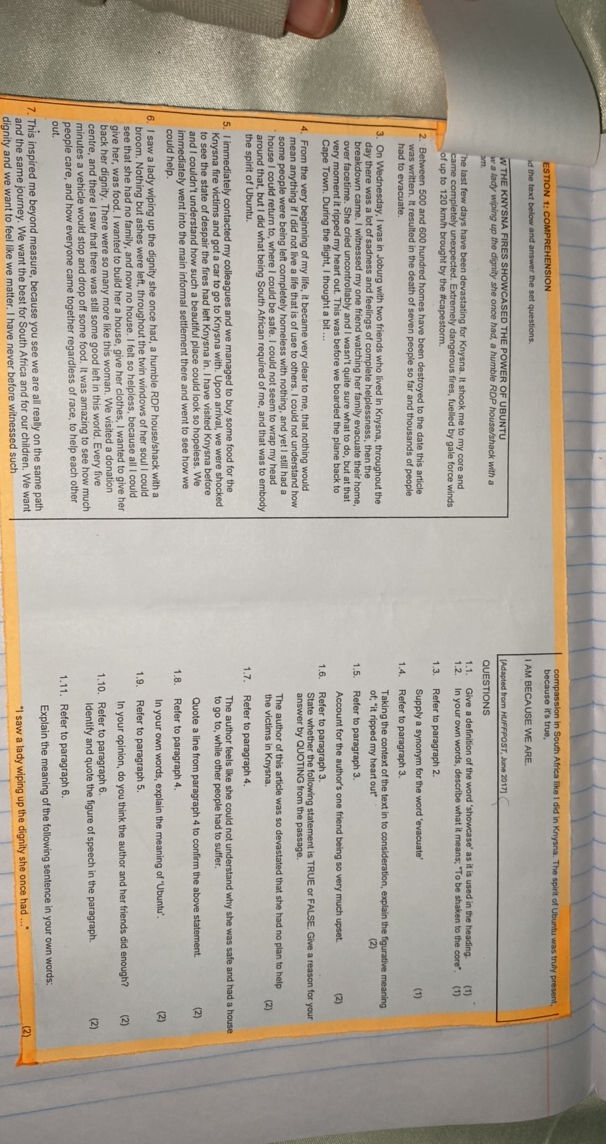 11 Give a definition of the word showcase as | StudyX