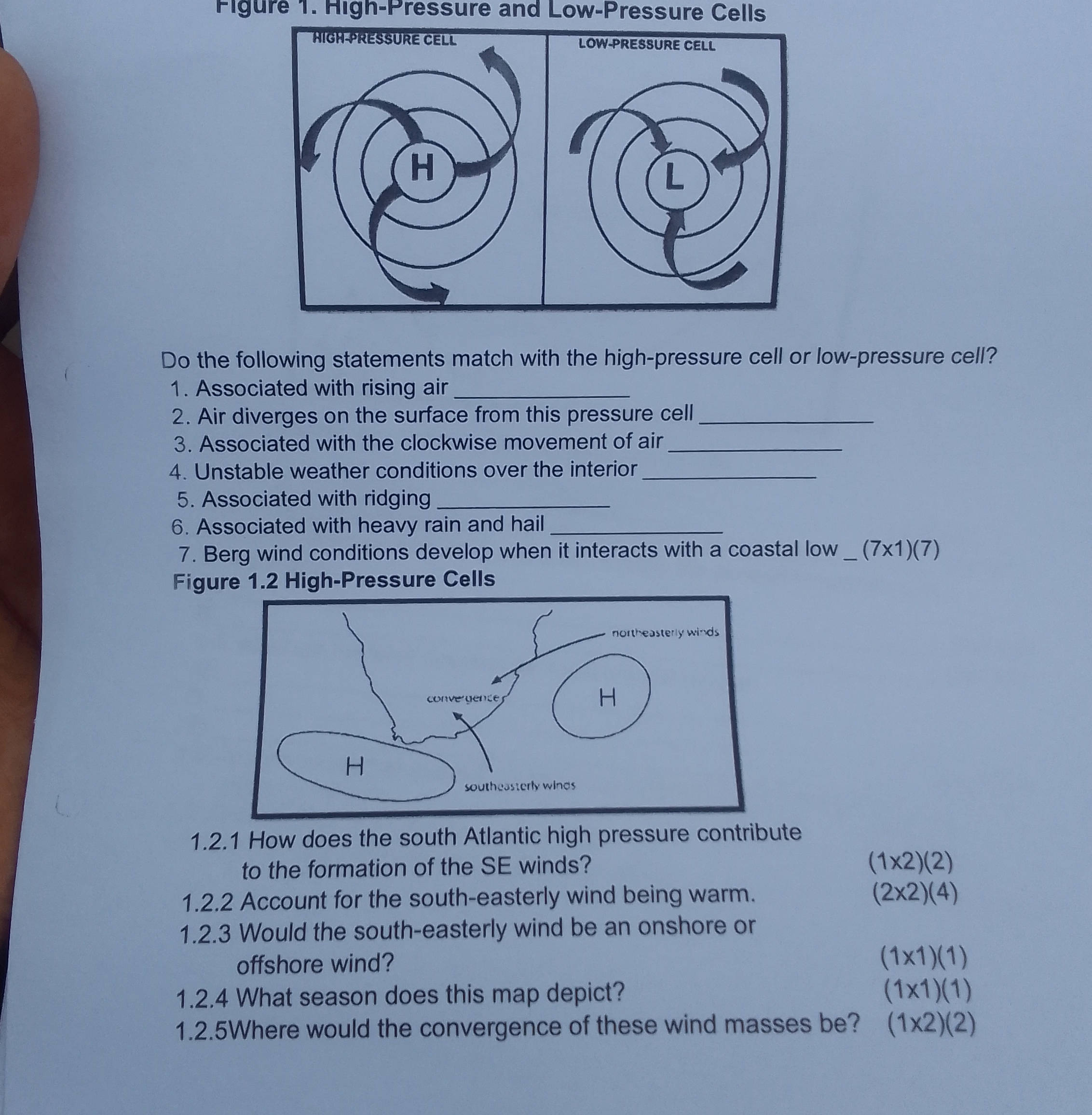 Figure 1 High-Pressure and Low-Pressure | StudyX