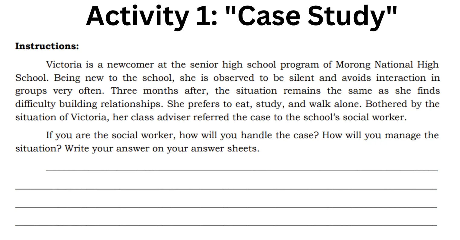 Instructions Activity 1 Case Study Victoria | StudyX
