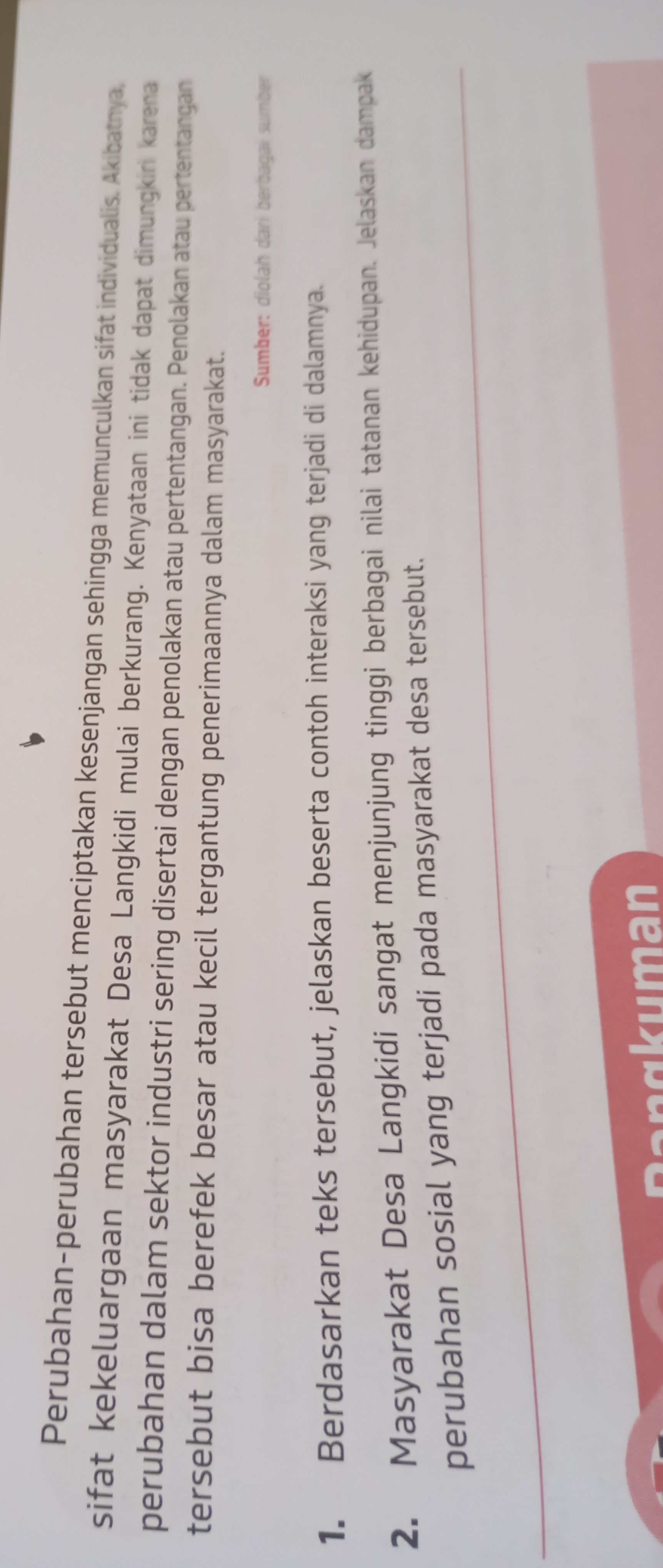 1. Berdasarkan teks tersebut, jelaskan | StudyX
