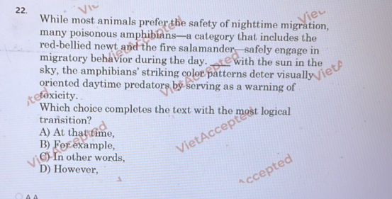 While most animals prefer the safety of | StudyX