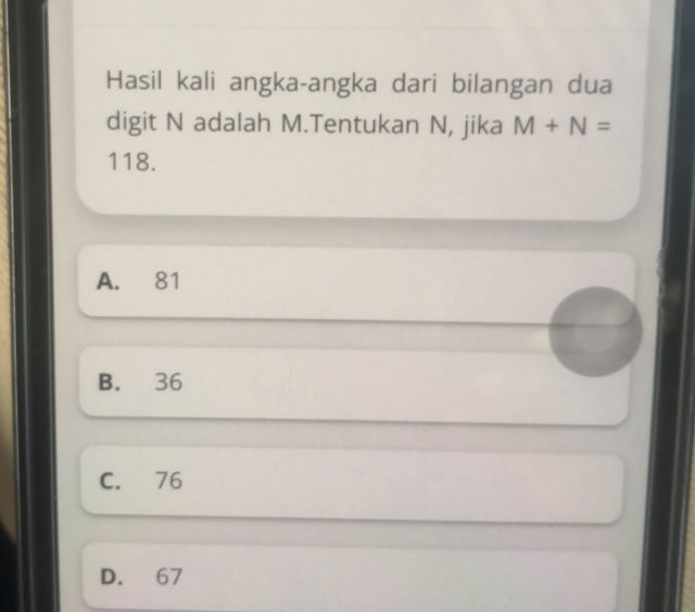 Hasil kali angka-angka dari bilangan dua | StudyX