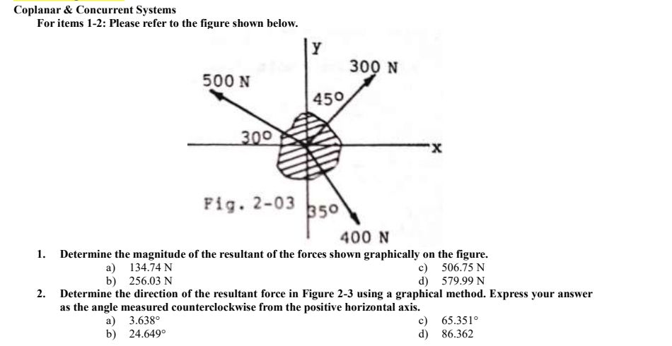 1 Determine the magnitude of the resultant | StudyX