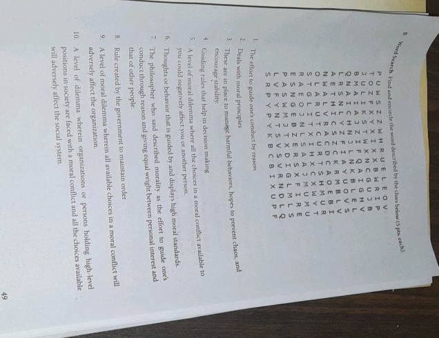 B. Word Search Find and encircle the word | StudyX