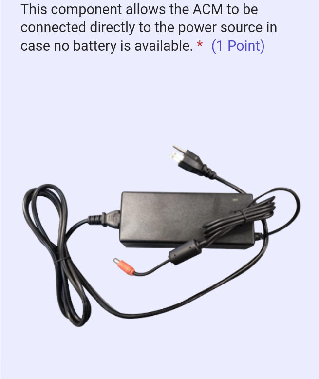 This component allows the ACM to be | StudyX
