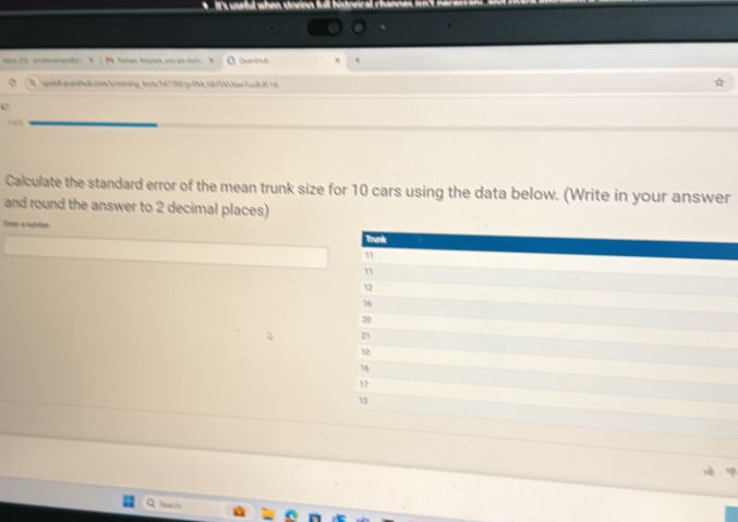 Calculate the standard error of the mean | StudyX