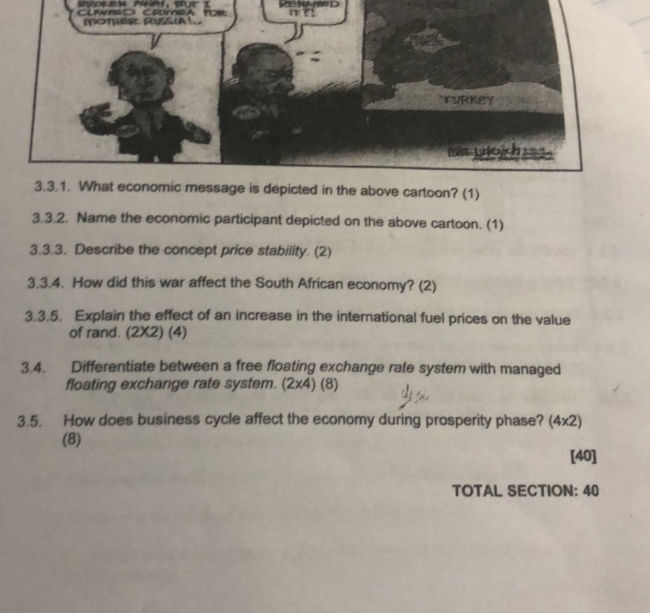 331 What economic message is depicted in the | StudyX