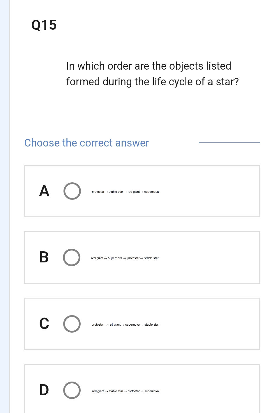 Q15 In which order are the objects listed | StudyX