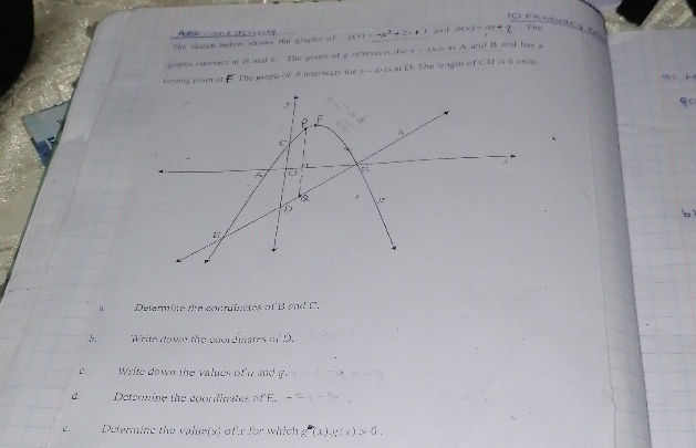 The sketch below shows the graphs of y = x2 | StudyX
