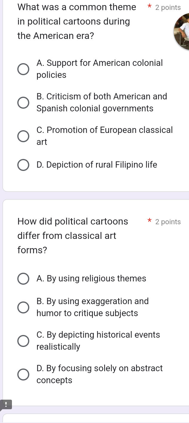 What was a common theme in political | StudyX